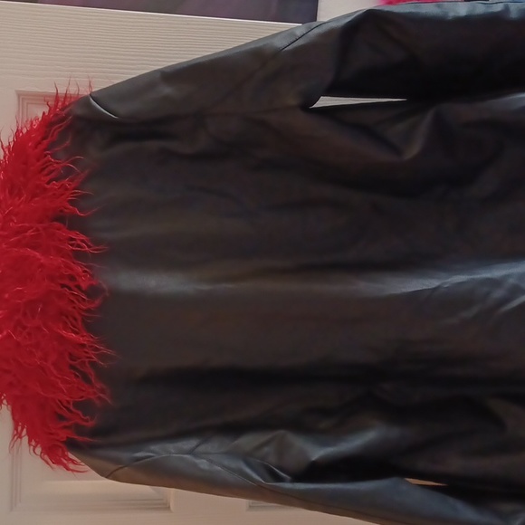 Current Mood | Jackets & Coats | Current Mood 3x Faux Black Leather ...